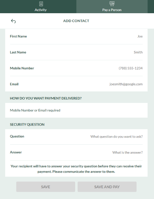 Pay a Person › Libertyville Savings Bank